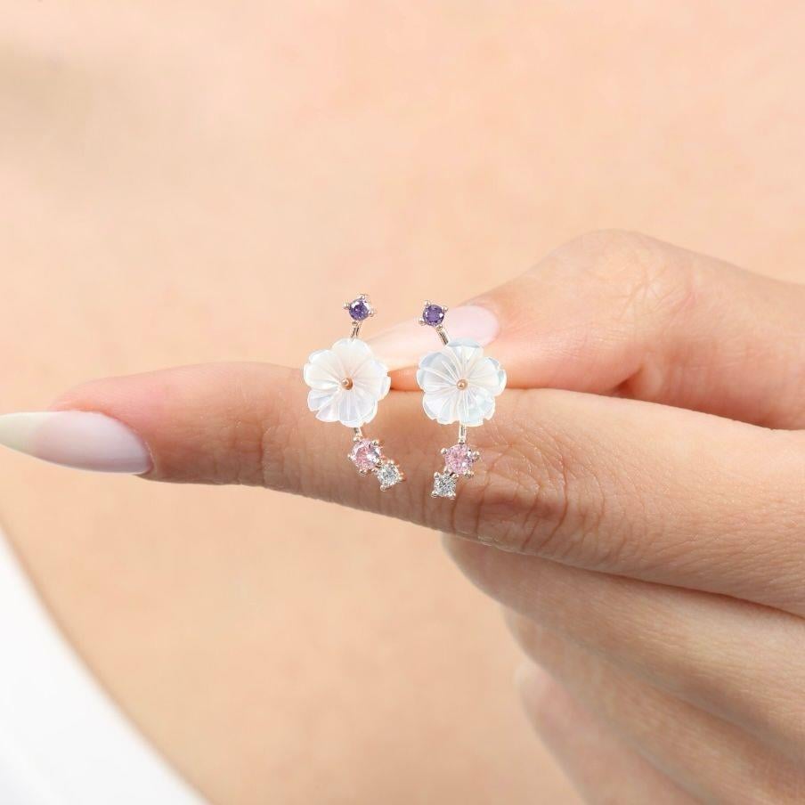 Boucle "floral burst" - Opierre